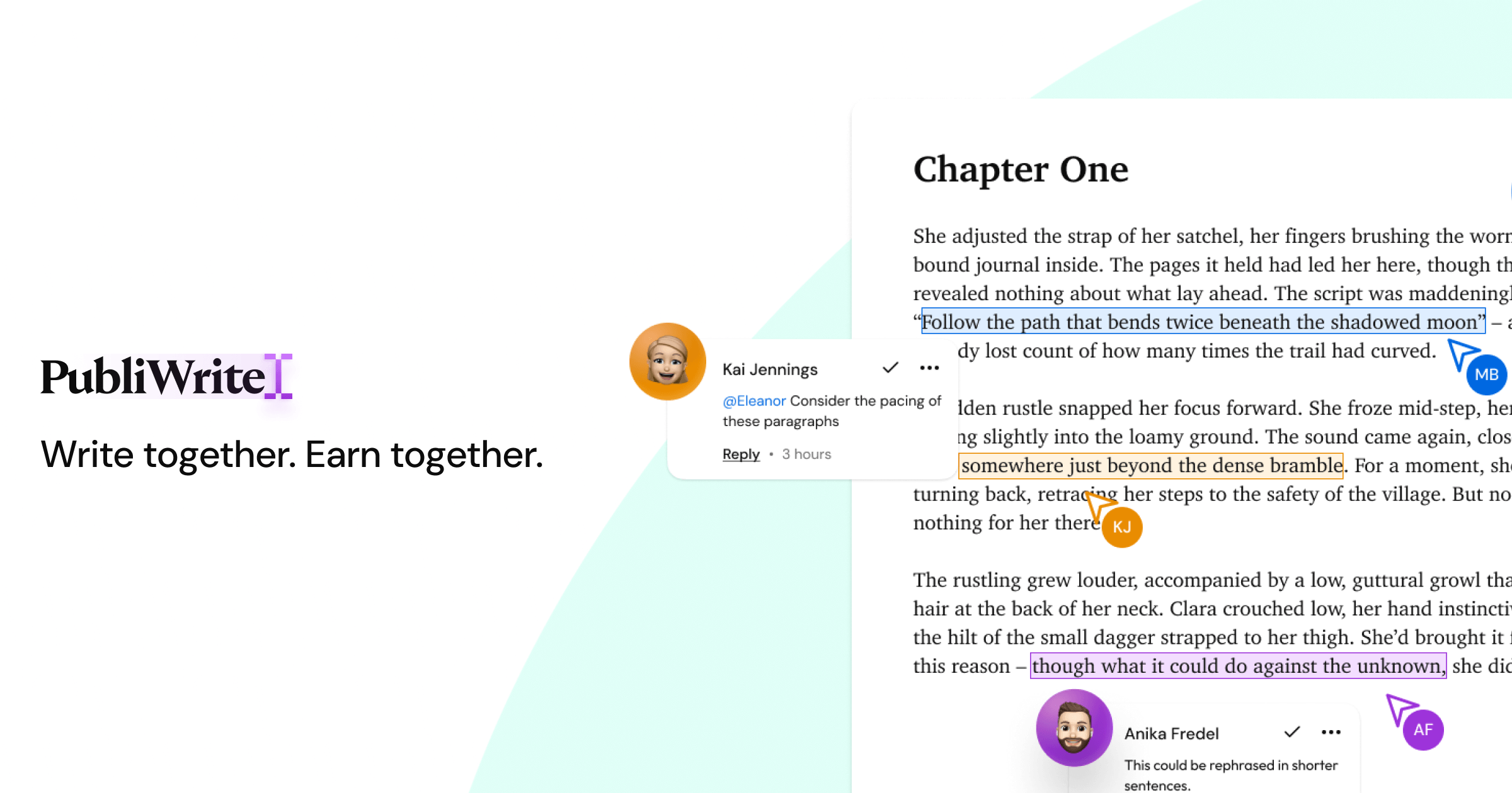 Write Together in Real Time and Split Royalties Automatically | PubliWrite
